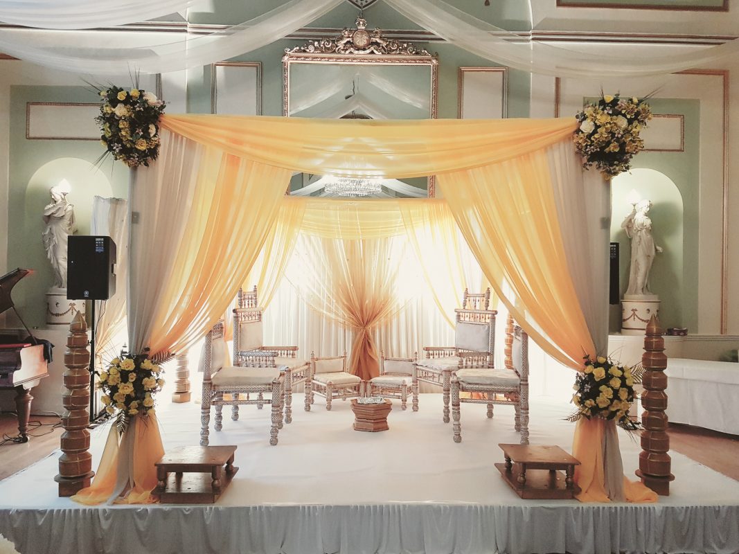 Bespoke Draped Mandap – Prestigious Events